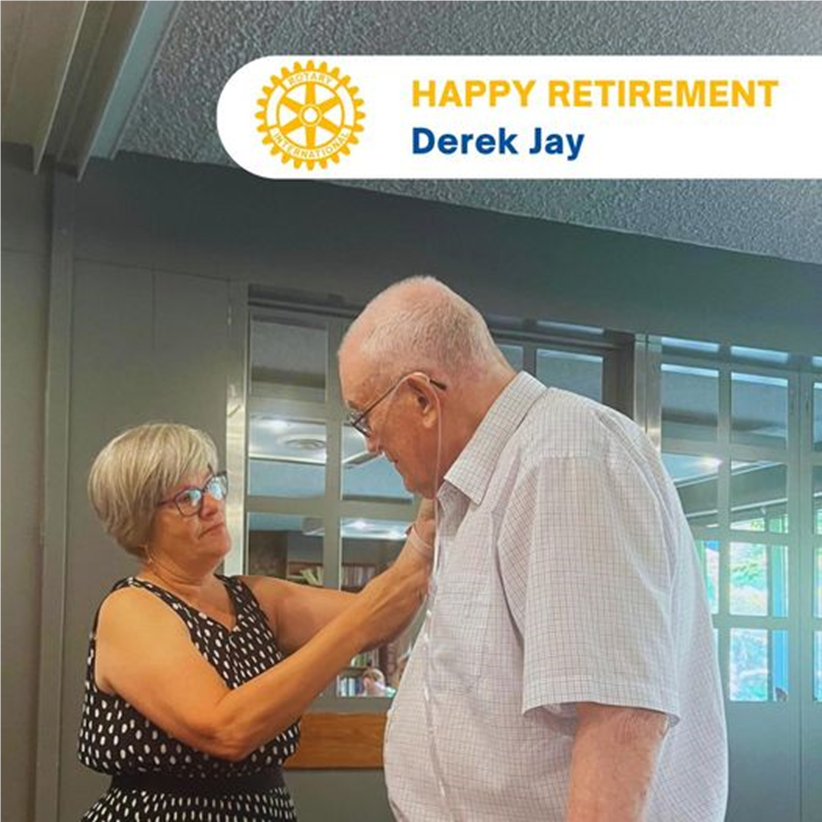 Happy Leaving Derek Jay | Rotary Club of Edmonton Mayfield