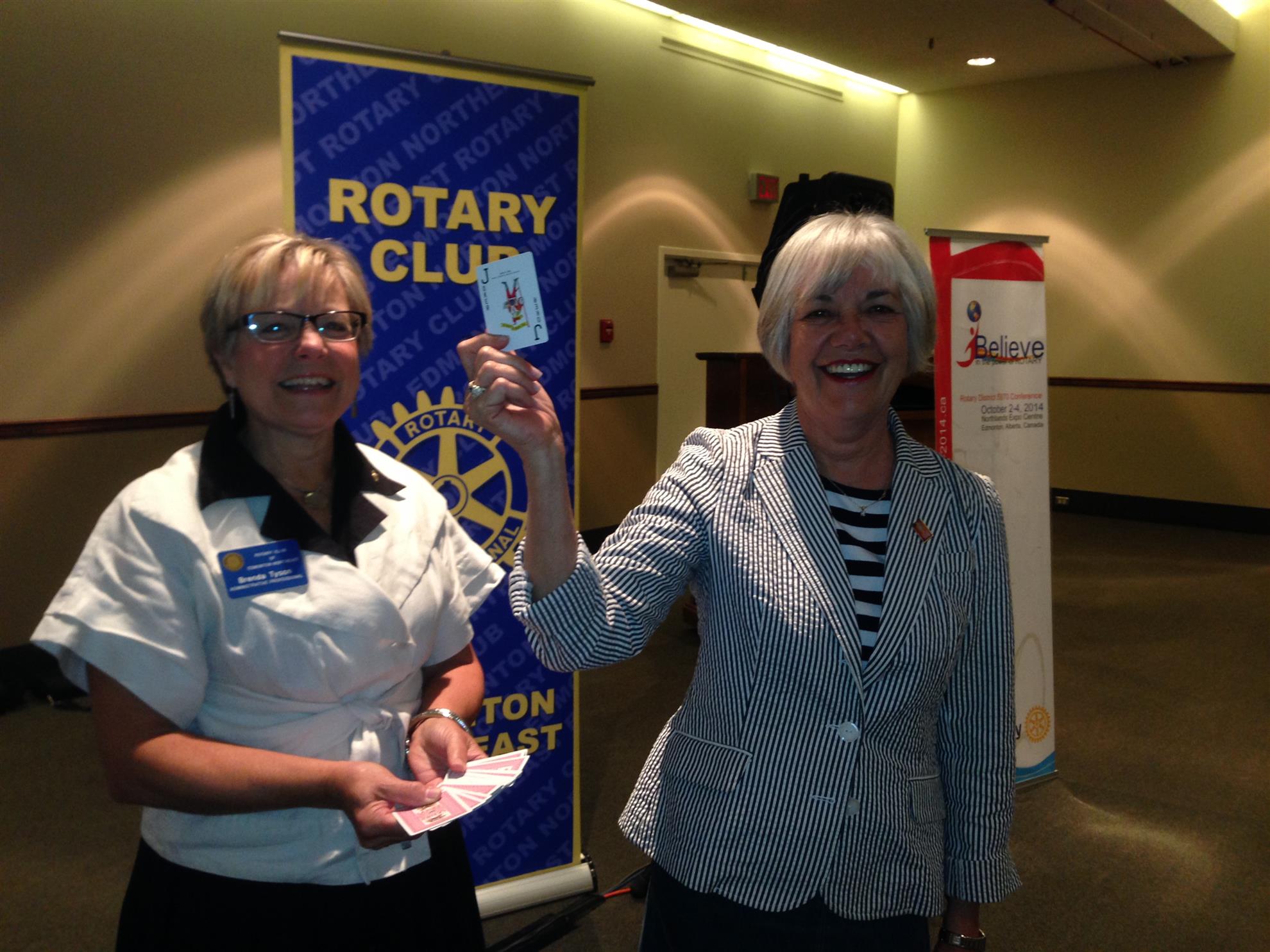 Polio Plus winner Linda Robertson | Rotary Club of Edmonton Northeast