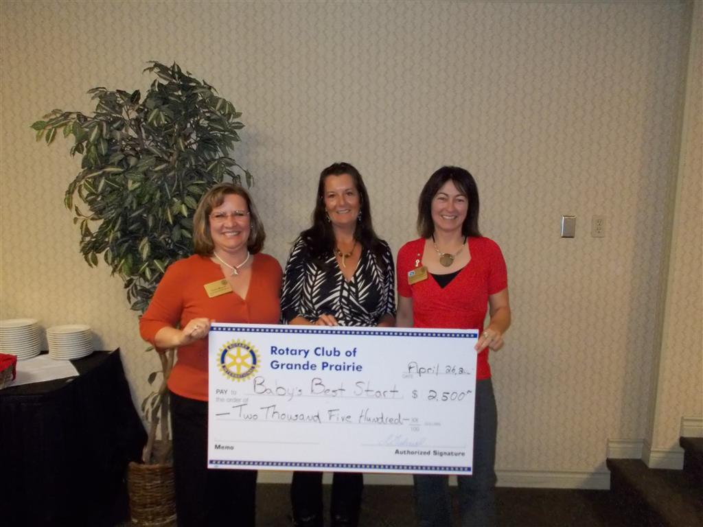 Cheque Presentations & Paul Harris Awards April 26th | Rotary Club of ...