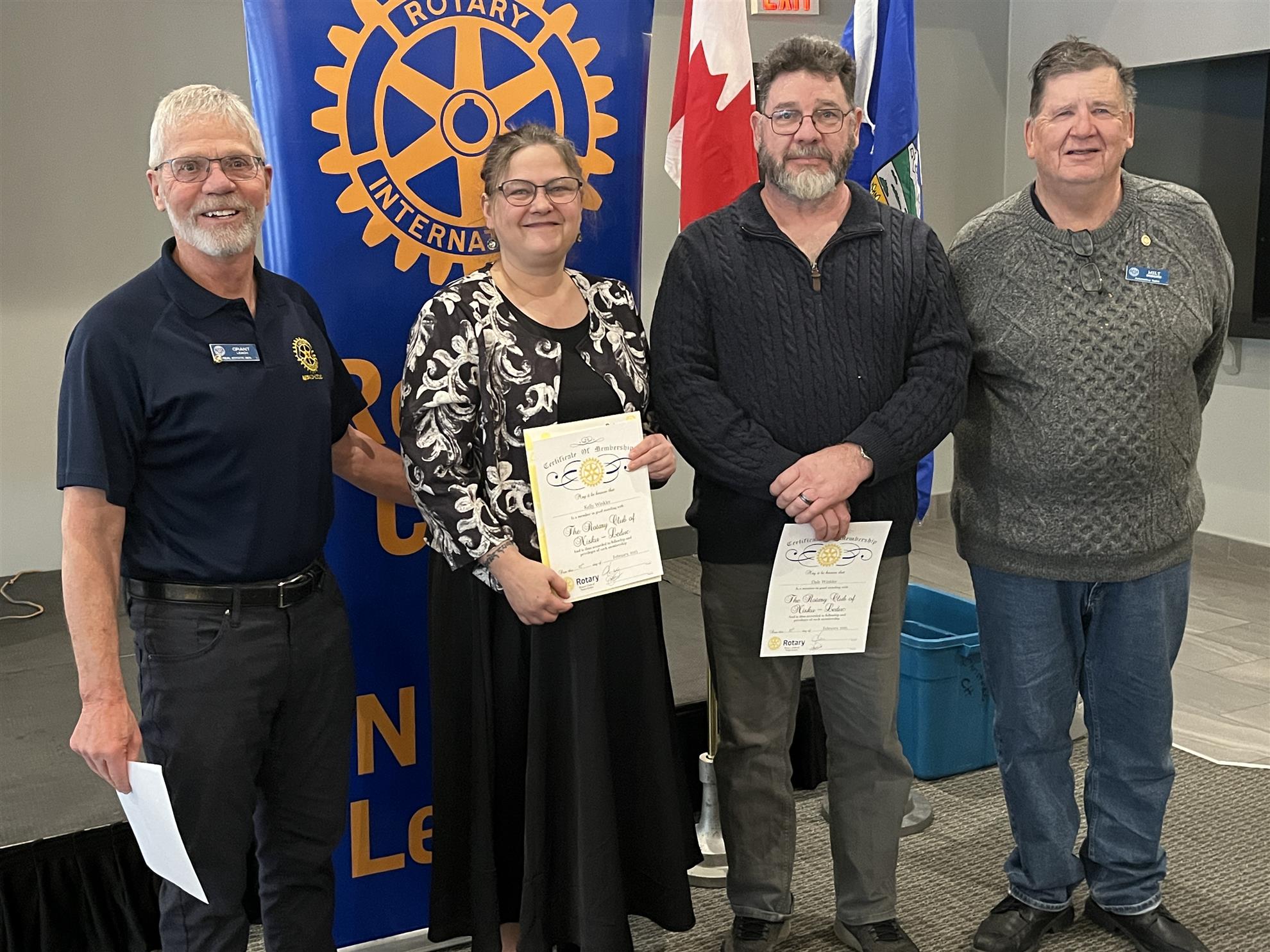Newest Member(s) Induction | Rotary Club of Nisku-Leduc