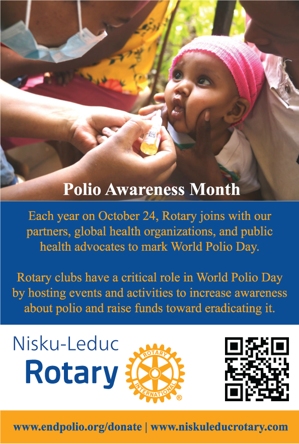 World Polio Day - October 24th | Rotary Club of Nisku-Leduc
