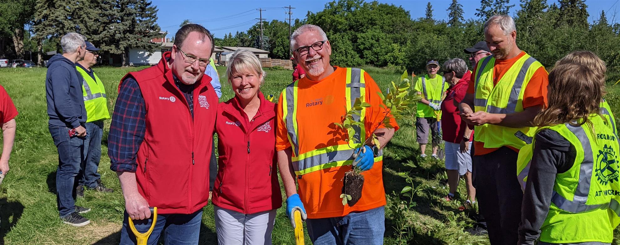 Tree Planting At Rotary Park | Rotary Club of St. Albert