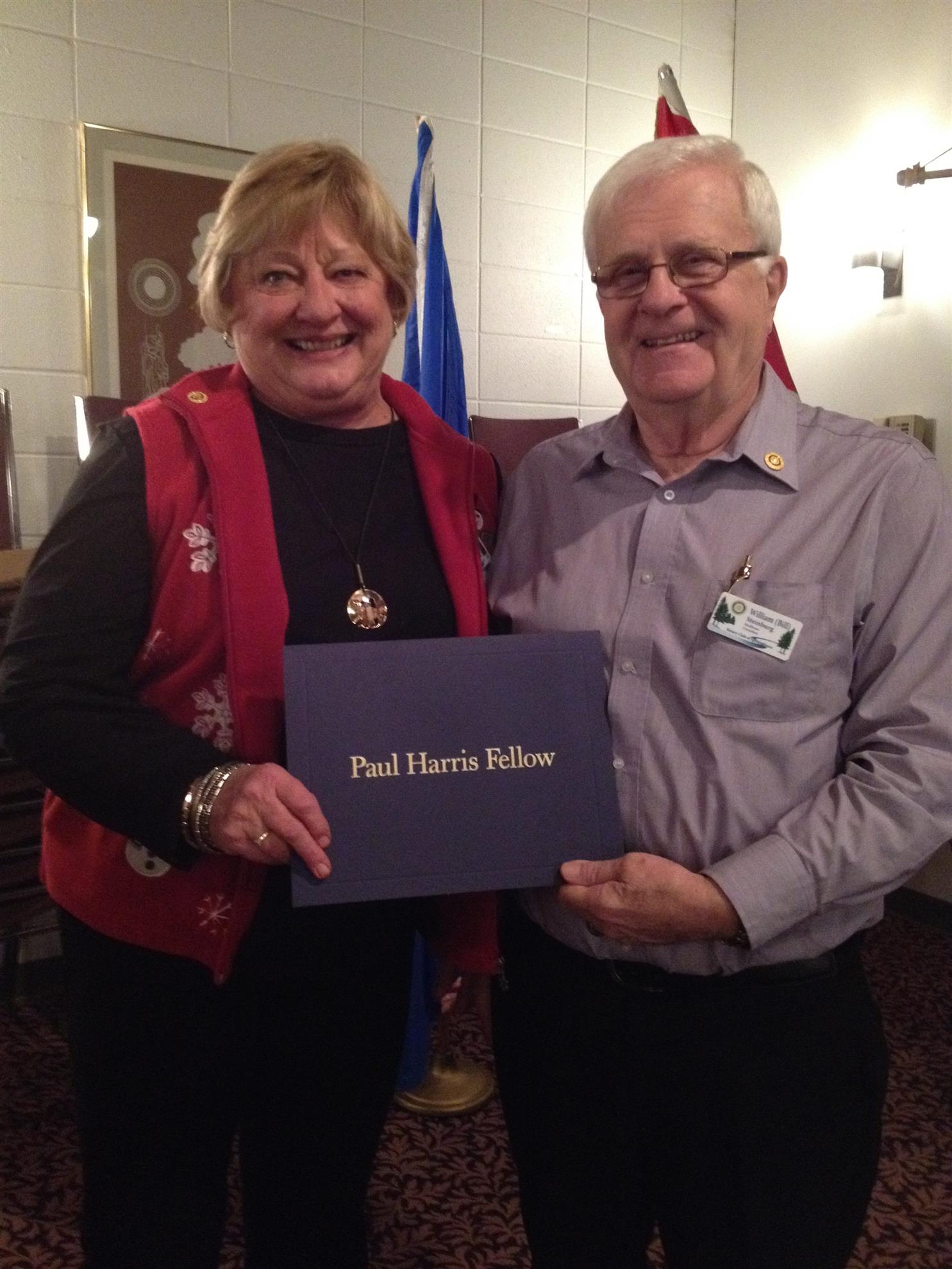 Two new Paul Harris fellows | Rotary Club of Spruce Grove