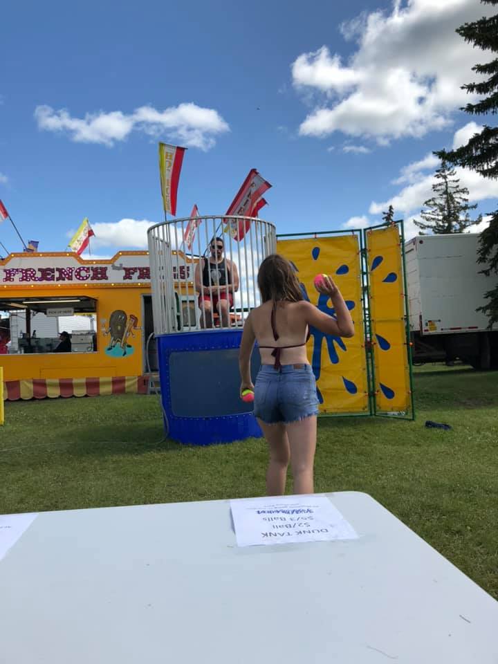 Dunk Tank Fundraiser | Rotary Club of Vegreville