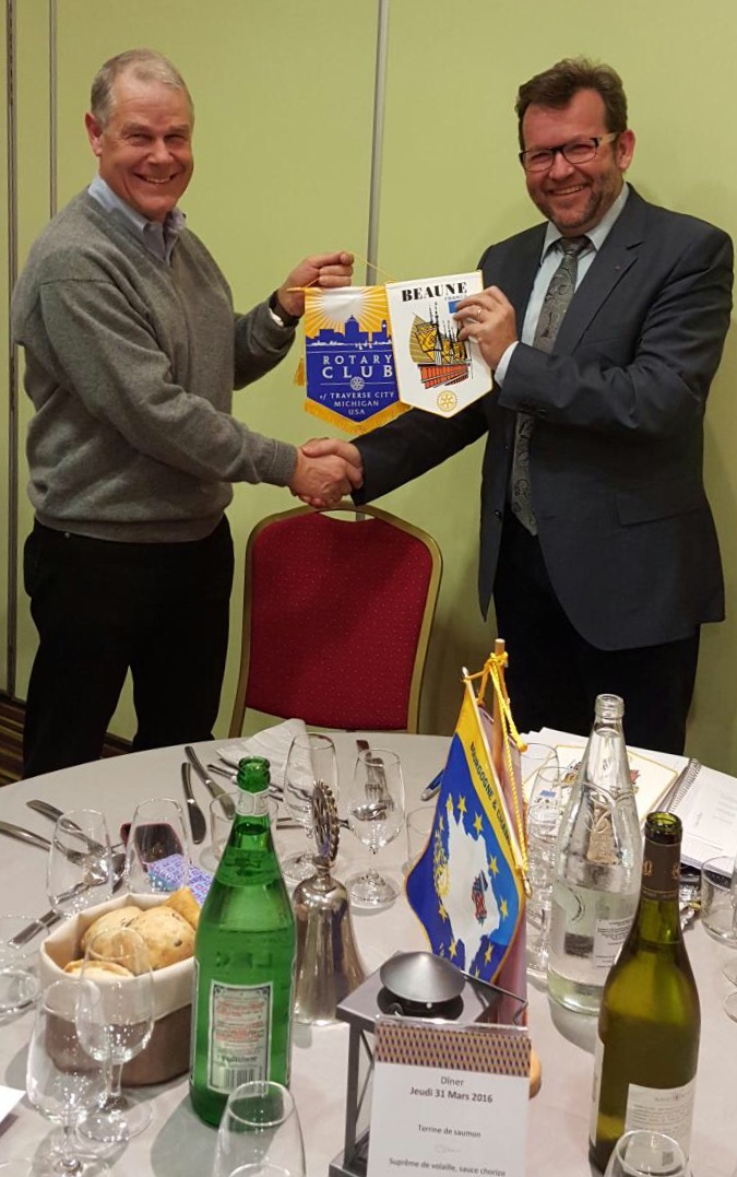 Thomas Petzold Banner Exchange- Beaune France | Rotary Club of Traverse ...