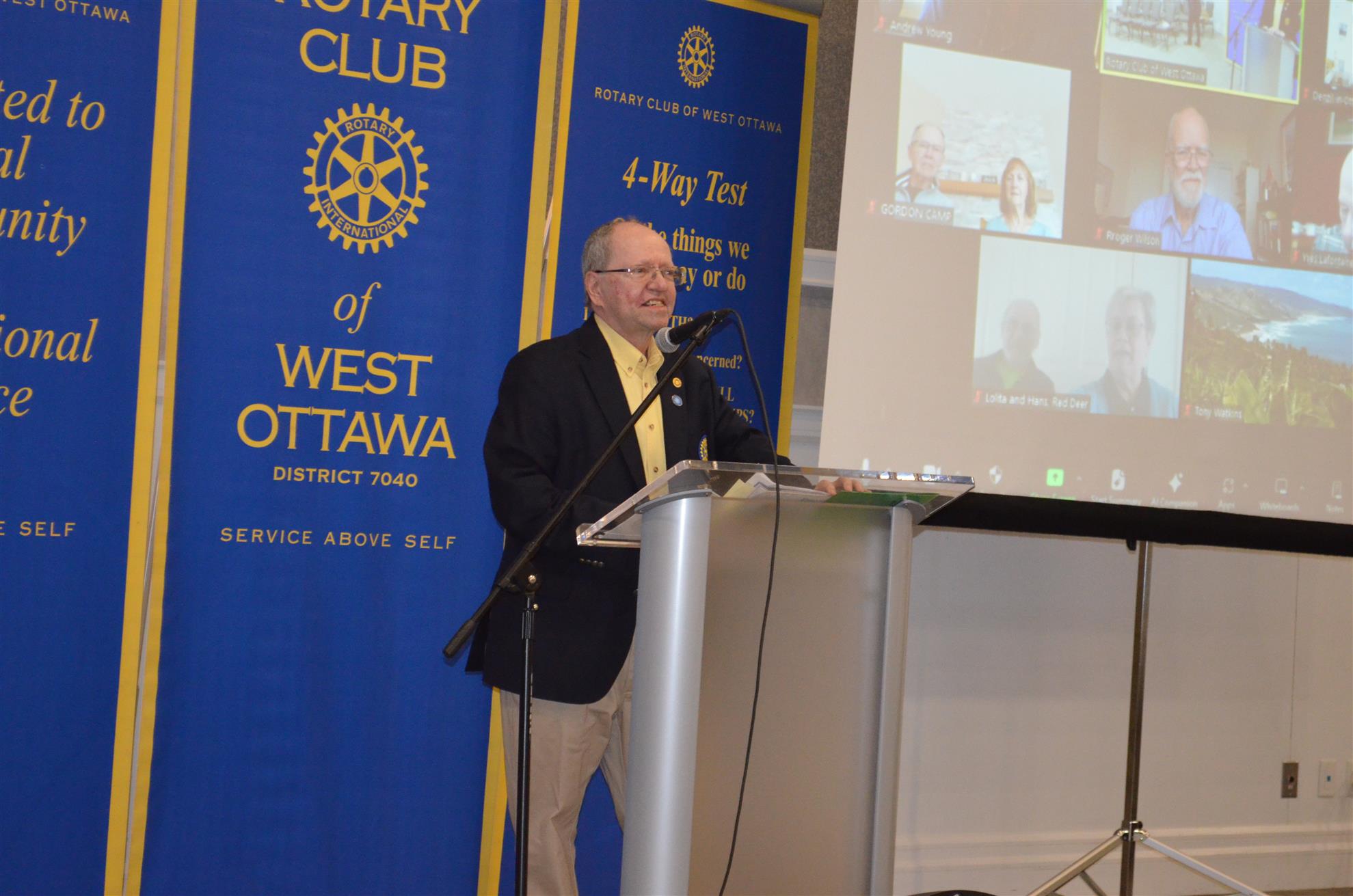 2024-03-26 Bon Voyage to Ken and Glenda Murray | Rotary Club of West Ottawa
