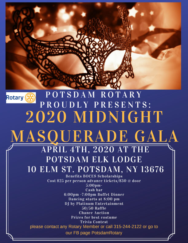 Potsdam Rotary to Host Third Annual Gala to Benefit BOCES Seaway Tech ...