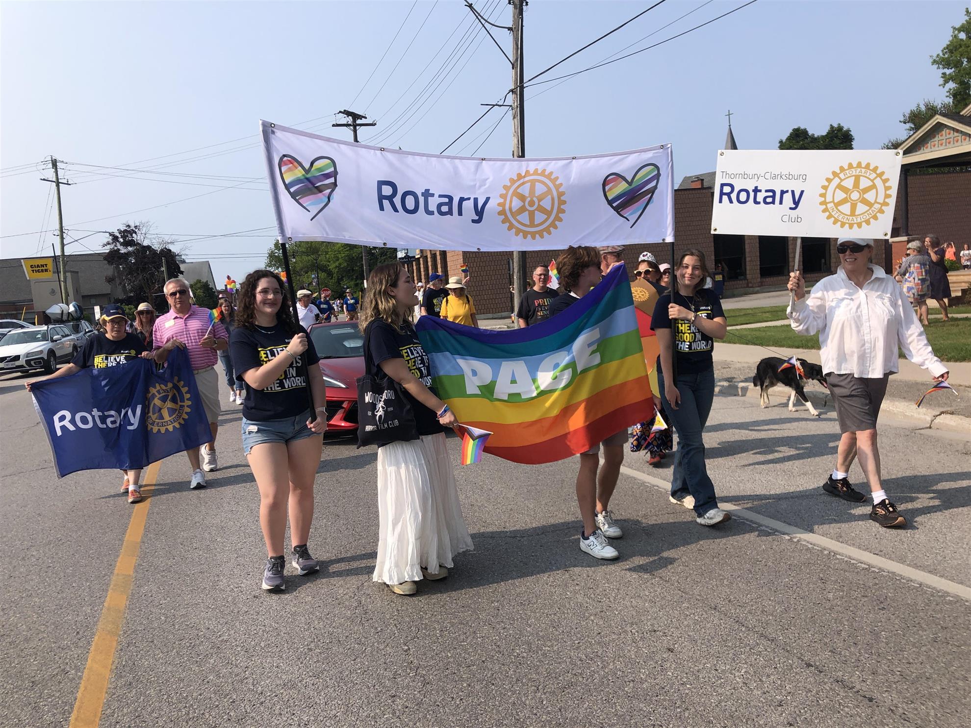 Local Rotarians Show Pride | Rotary Club of Thornbury & Clarksburg