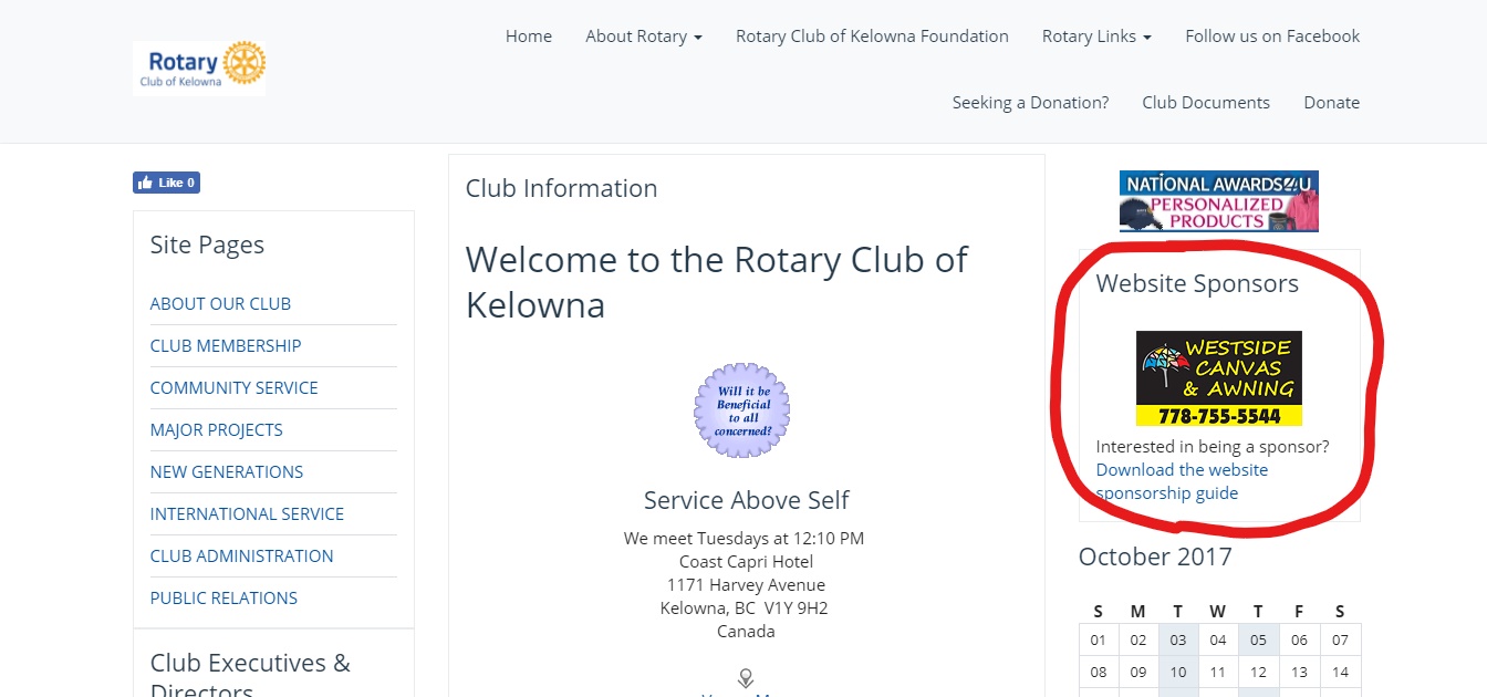 Advertising Opportunity | Rotary Club of Kelowna