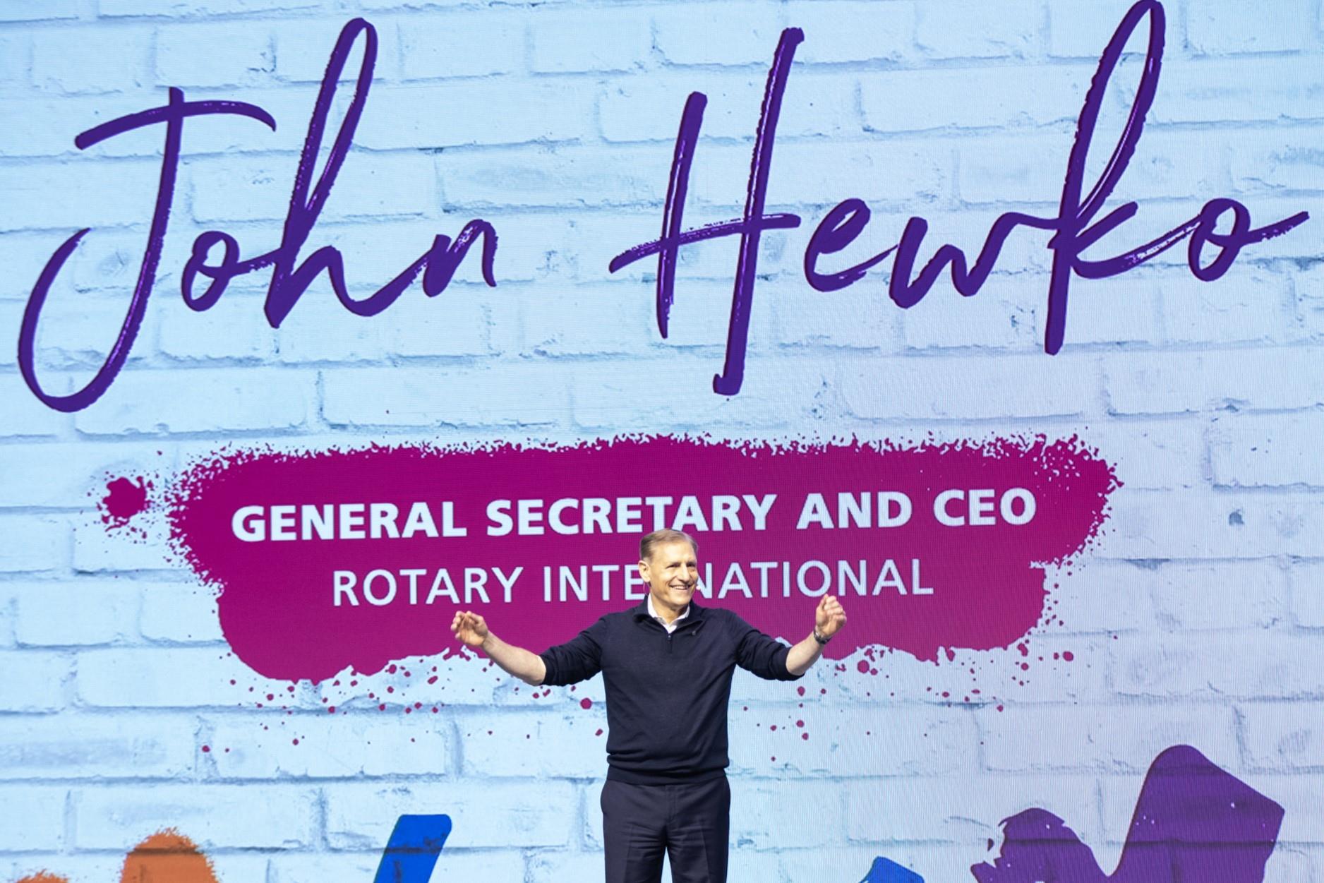 Rotary International’s General Secretary and CEO optimistic, despite ...