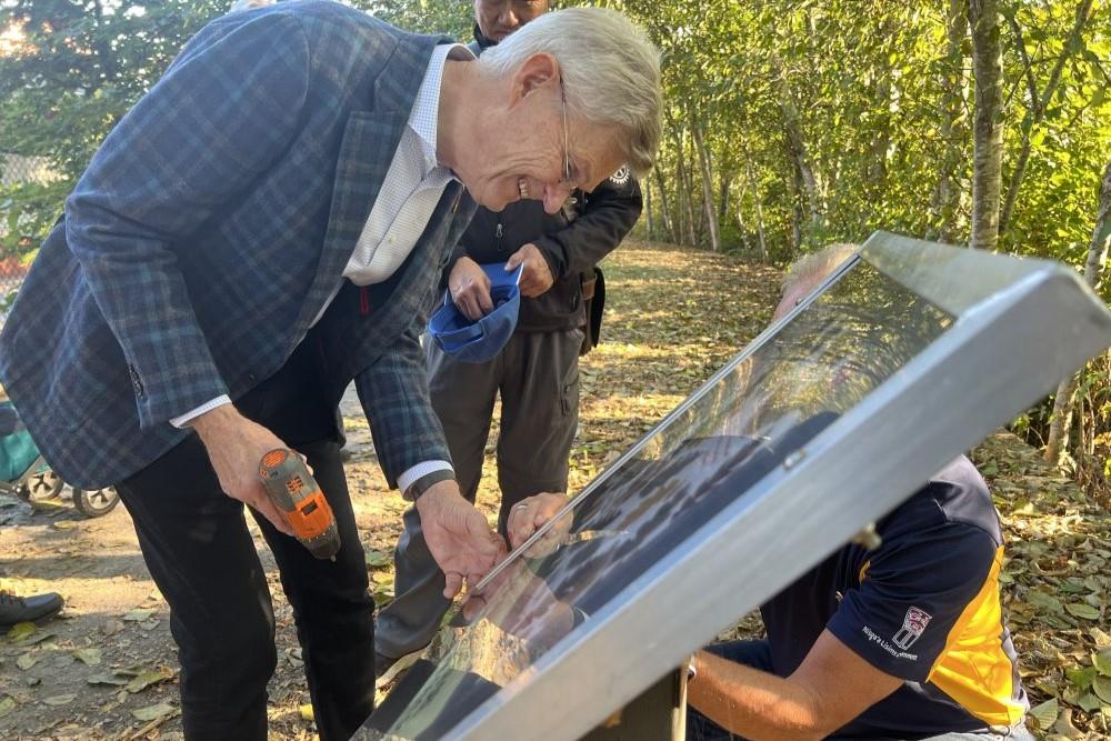 2020-21 Rotary International President visits StoryWalk in Ladner and ...
