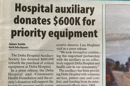 Auxiliary supports hospital's treatment, care and comfort of patients ...