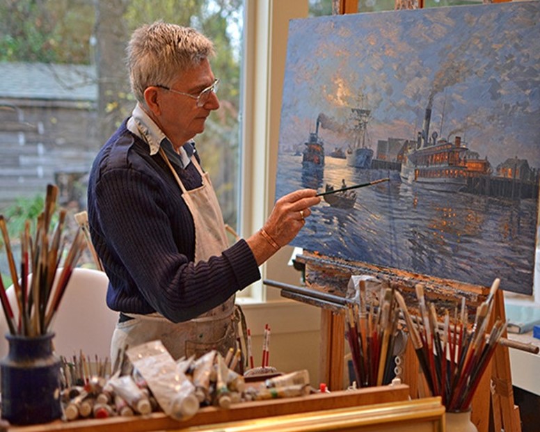 Paintings capture ships and ports then and now | Rotary Club of Ladner ...