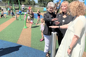 Children play in Ladner's new water splash park | Rotary Club of Ladner ...