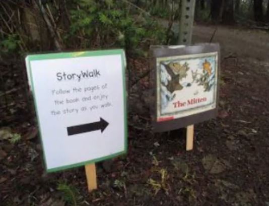 Reading on the trail for children: Storywalk | Rotary Club of Ladner ...