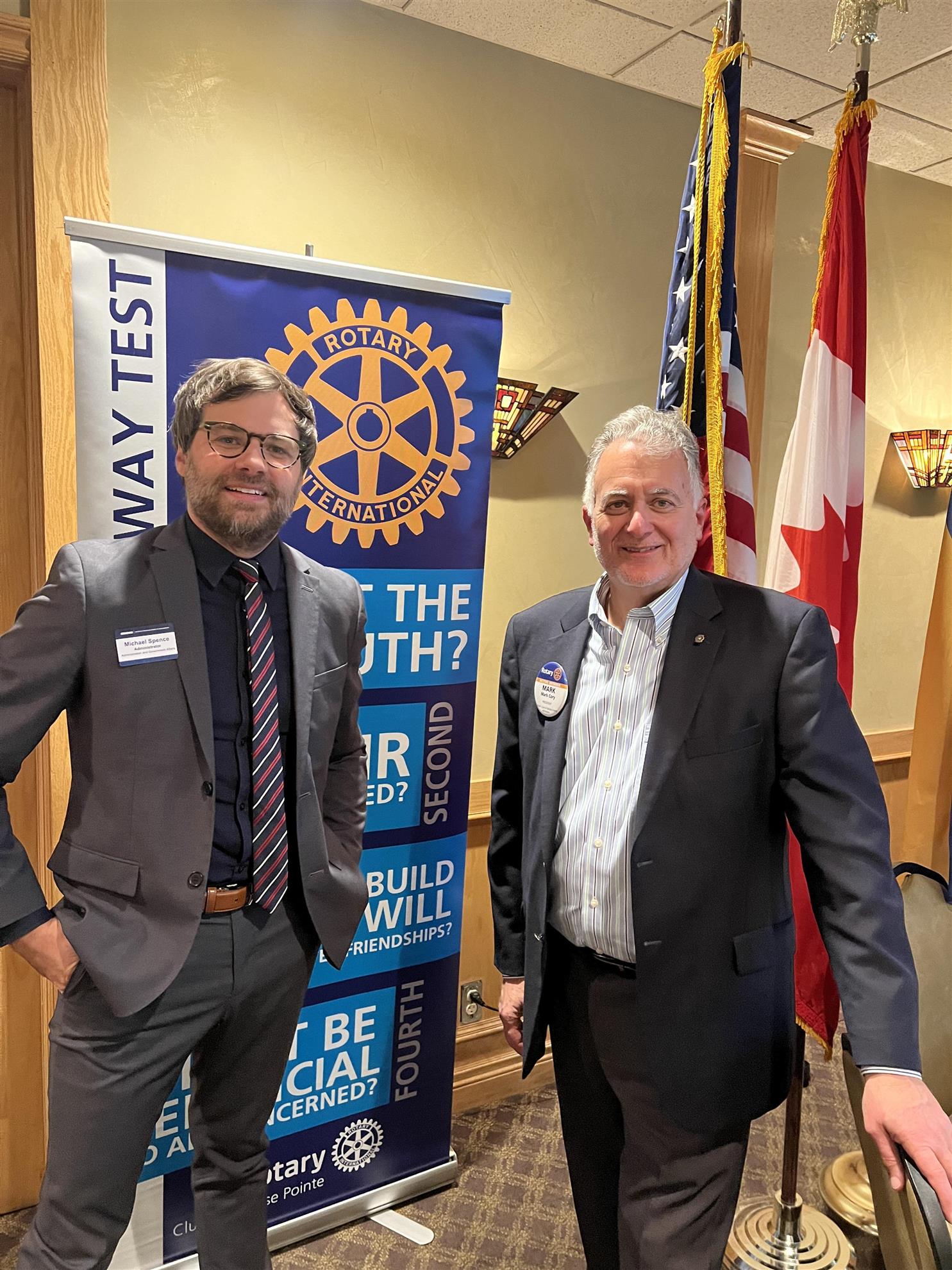 Presenter - Michael Spence | Rotary Club of Grosse Pointe