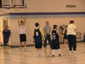 Rotarians Survive Basketball Game with Hope Center | Rotary Club of Adrian