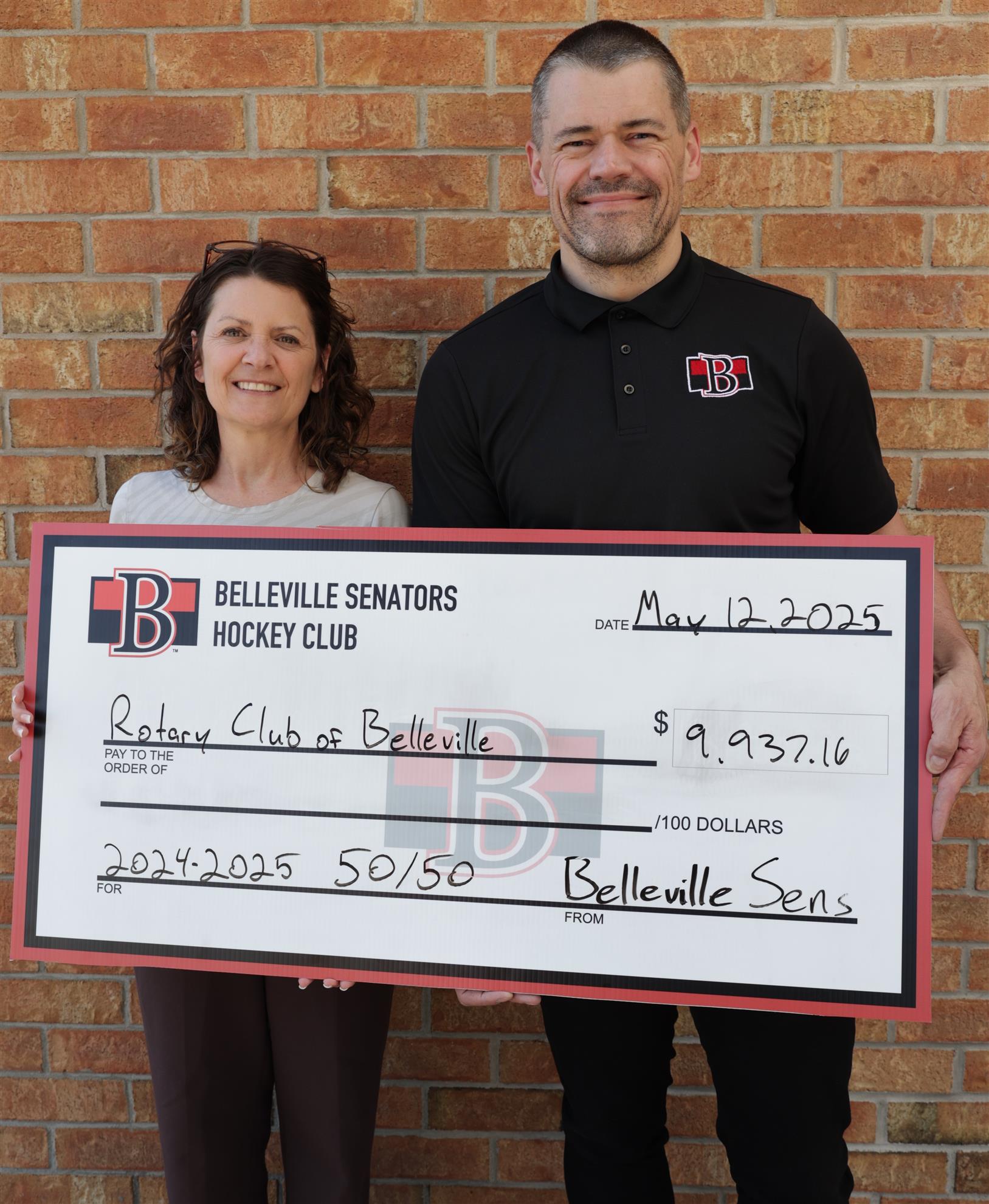 Senators 50/50 Draw | Rotary Club of Belleville