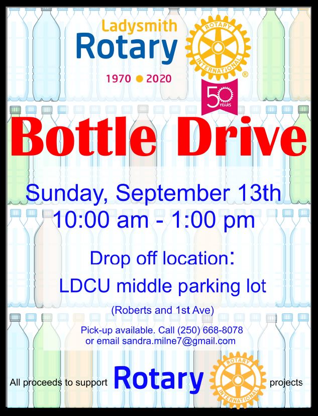 Rotary Bottle Drive | Rotary Club of Ladysmith