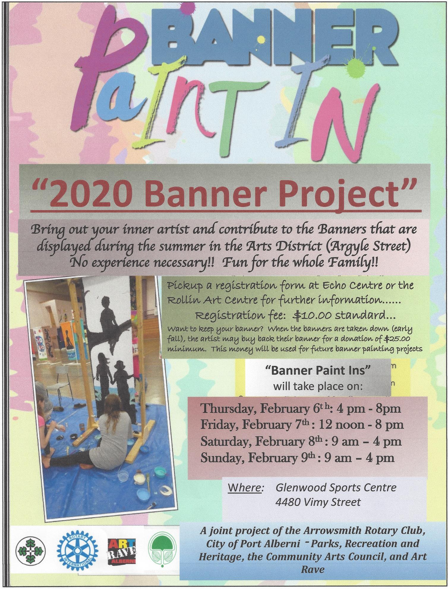 Banner Painting 2020 | Rotary Club of Port Alberni Arrowsmith