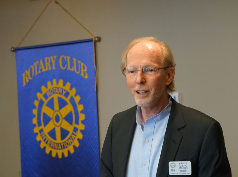 Mayor Presentation | Rotary Club of Sunshine Coast-Sechelt