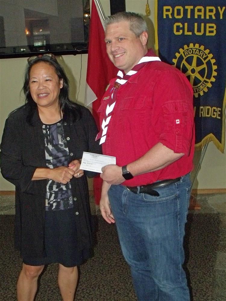 Duck Race Cheque Presentations - Sep 26, 2023 | Rotary Club of Meadow Ridge