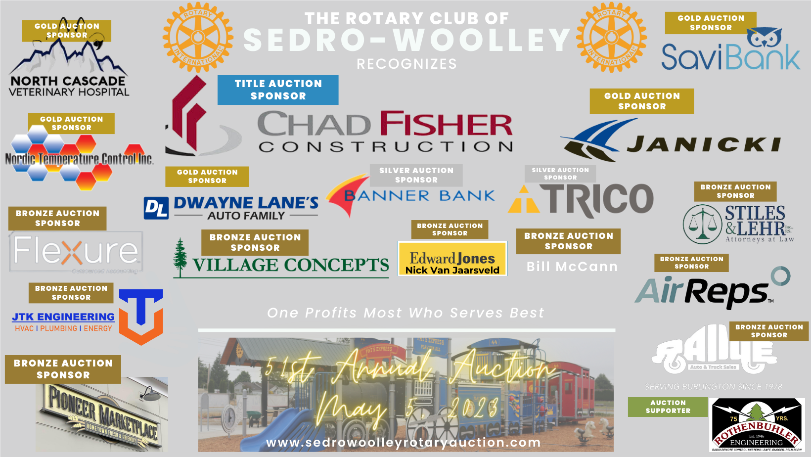 51st Annual Sedro-Woolley Rotary Auction | Rotary Club of Sedro Woolley