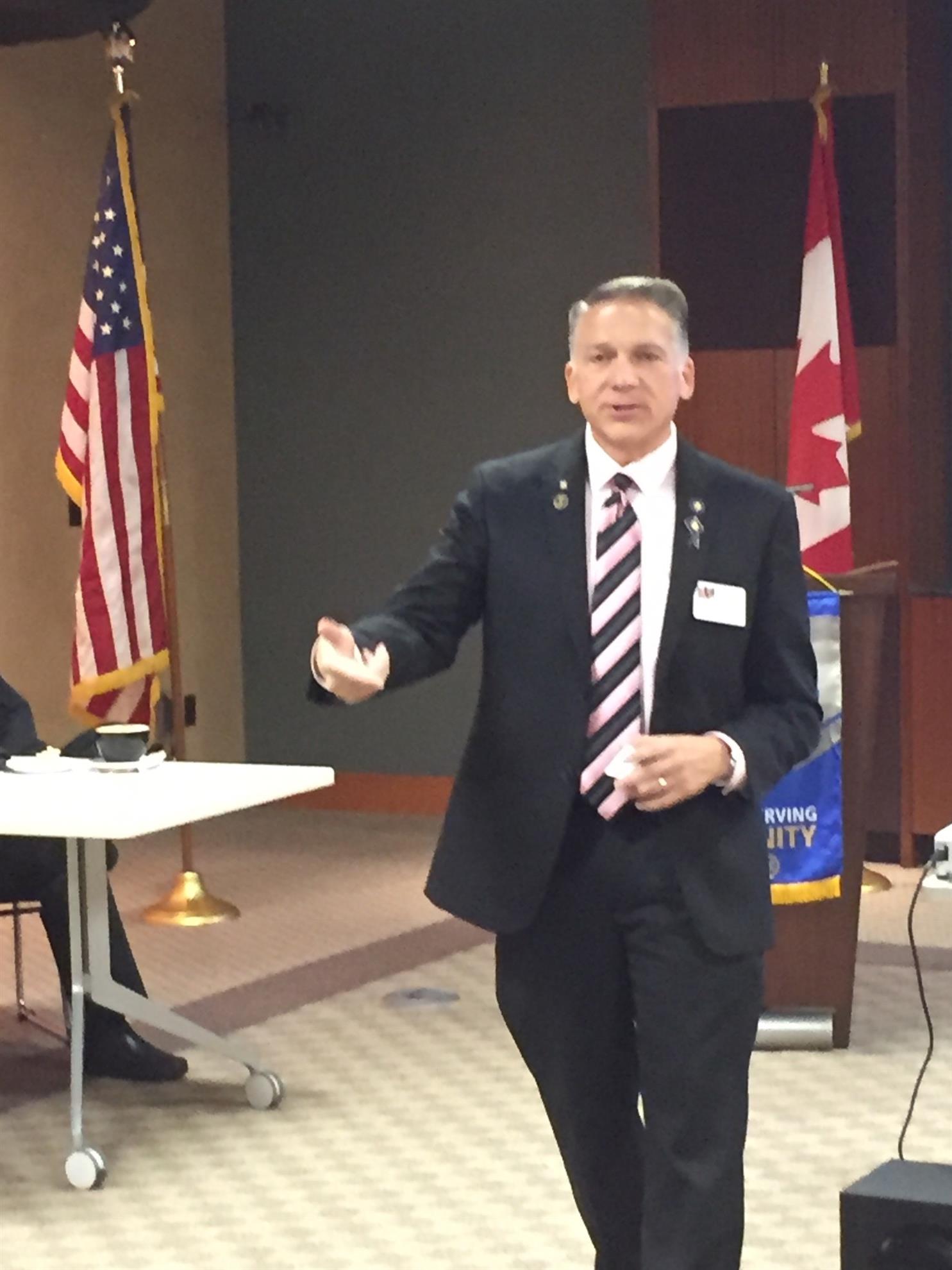 District Governor Scott Dudley Speaks to RCSW | Rotary Club of South ...