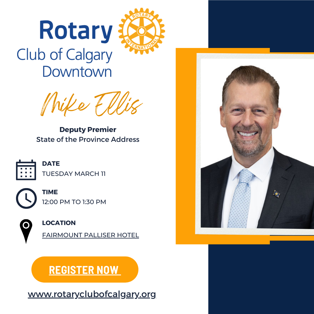 Luncheon - Guest Speaker Deputy Premier Mike Ellis | The Rotary Club of ...