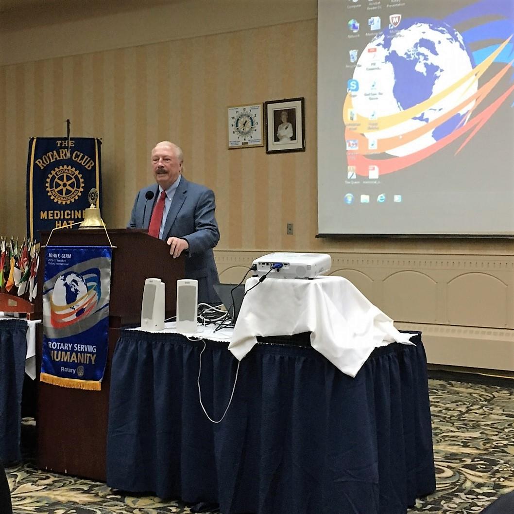 Presentation by Bill Yuill | Rotary Club of Medicine Hat