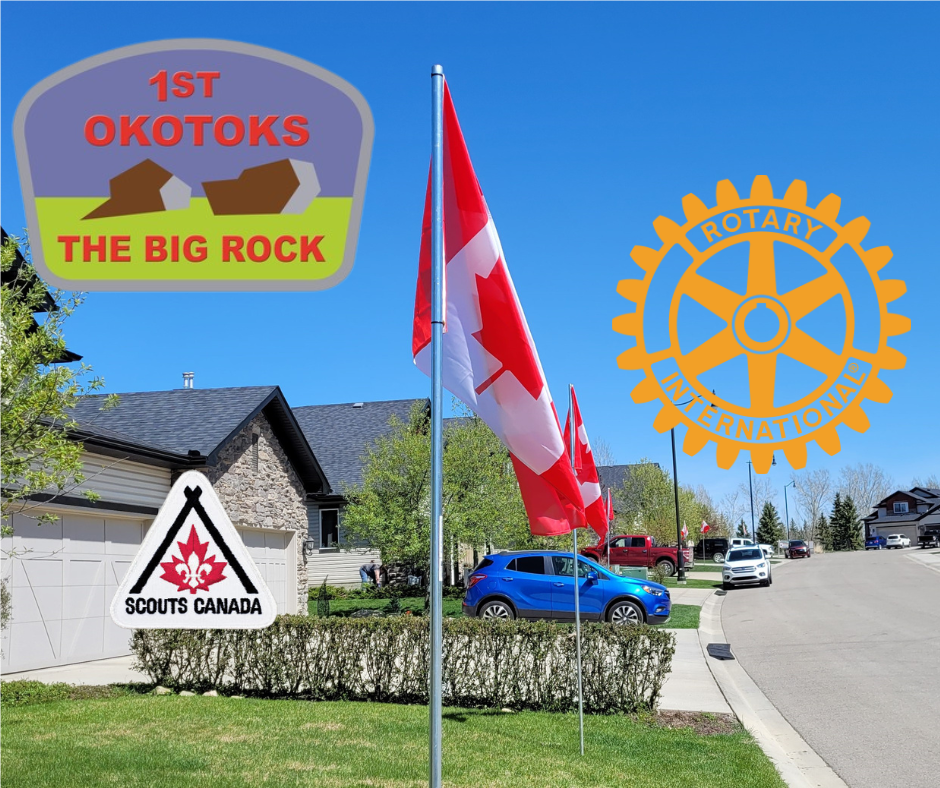 Rotary and Scouts Team Up in Patriotic Fundraiser | Okotoks Rotary Club