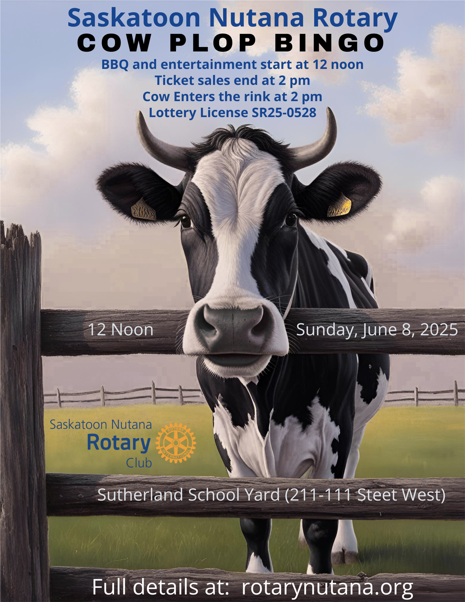 Cow Plop Bingo Fundraiser | Rotary Club of Saskatoon Nutana