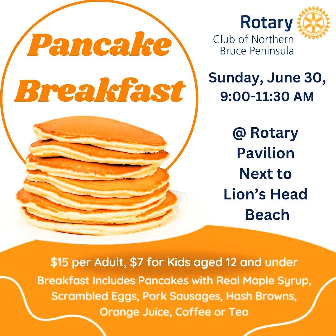 Pancake Breakfast at Rotary Pavilion, Sunday, June 30, 2024 | Rotary ...
