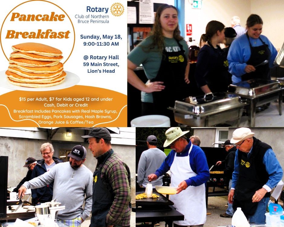 Pancake Breakfast @ Rotary Hall, May 18, 2025 | Rotary Club of Northern ...