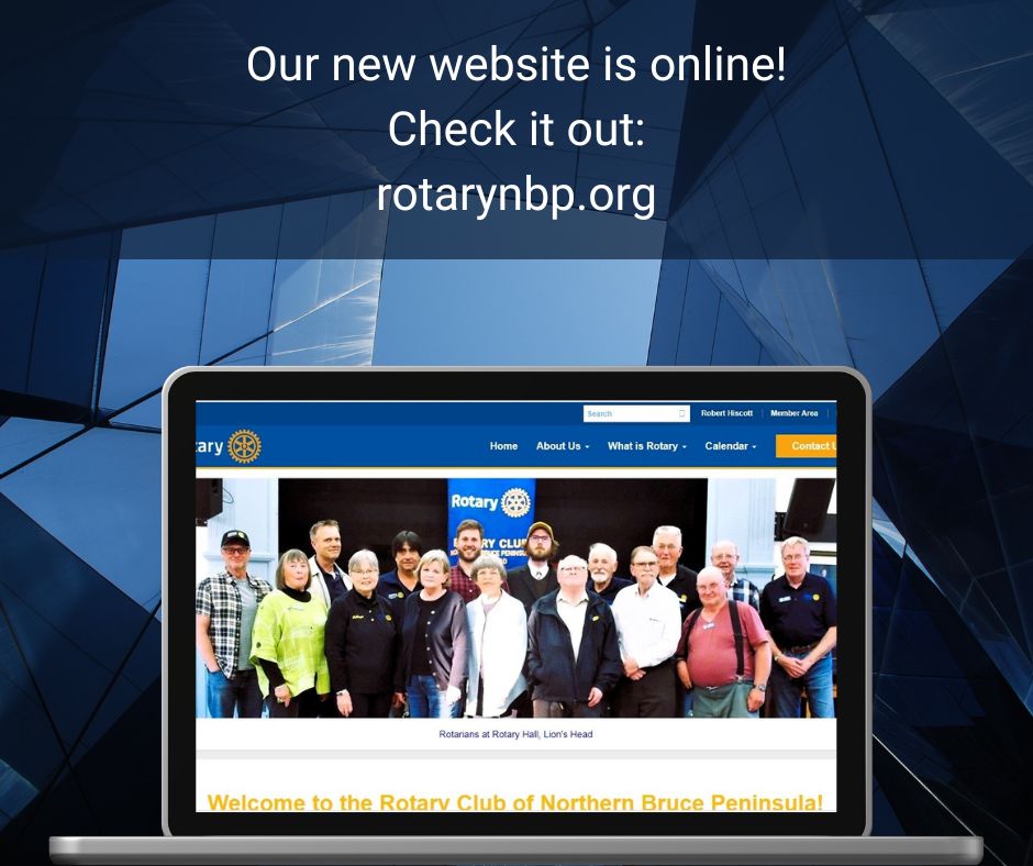 Rotary Club Website Launch | Rotary Club of Northern Bruce Peninsula
