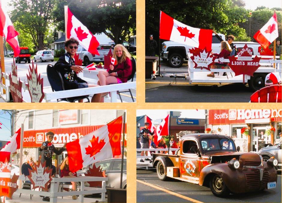 Rotary Float in Canada Day Weekend Parade, Lion's Head, June 28, 2025 ...