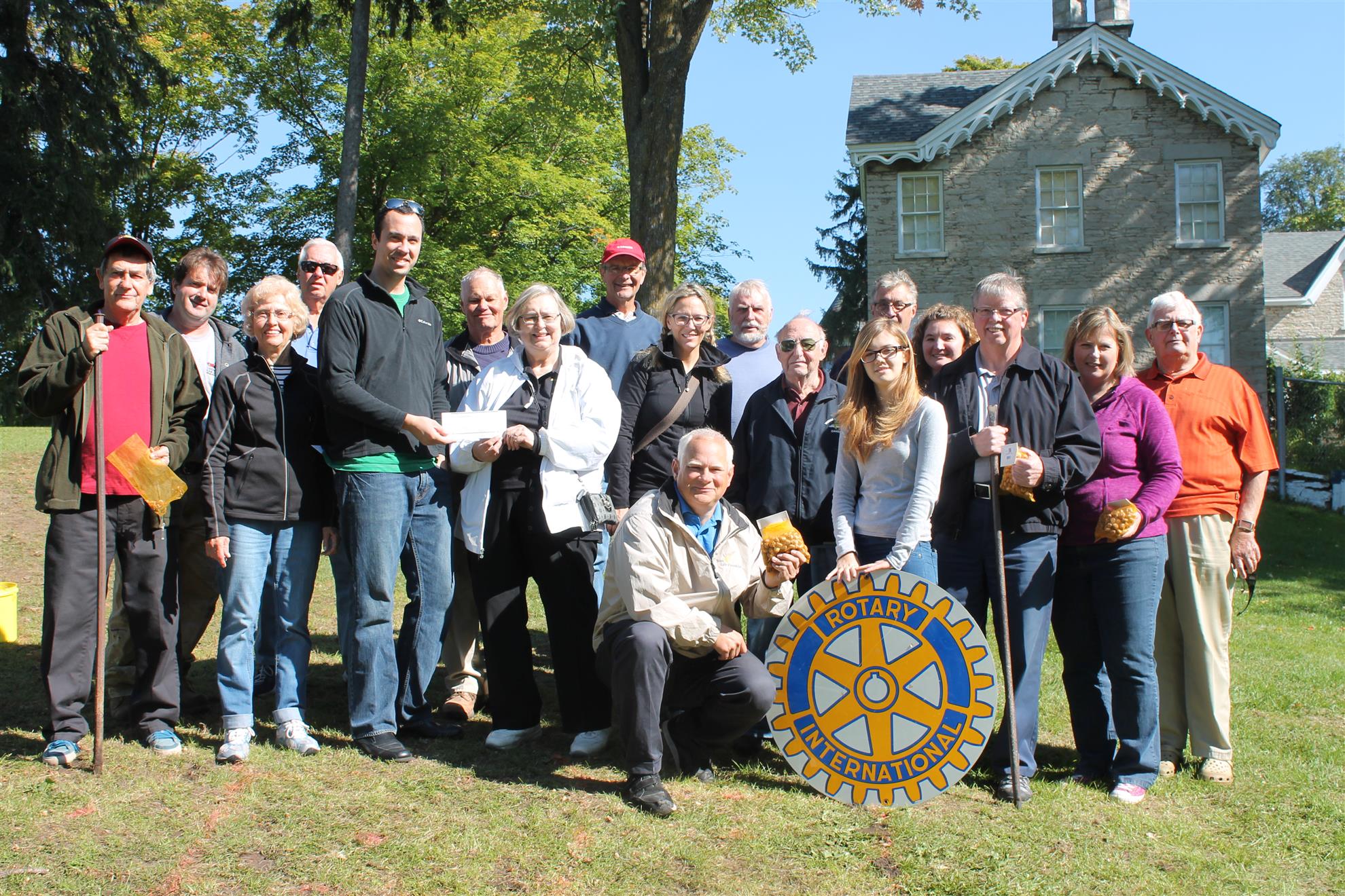 With your help we planted 12000 crocus bulbs | Rotary Club of St. Marys