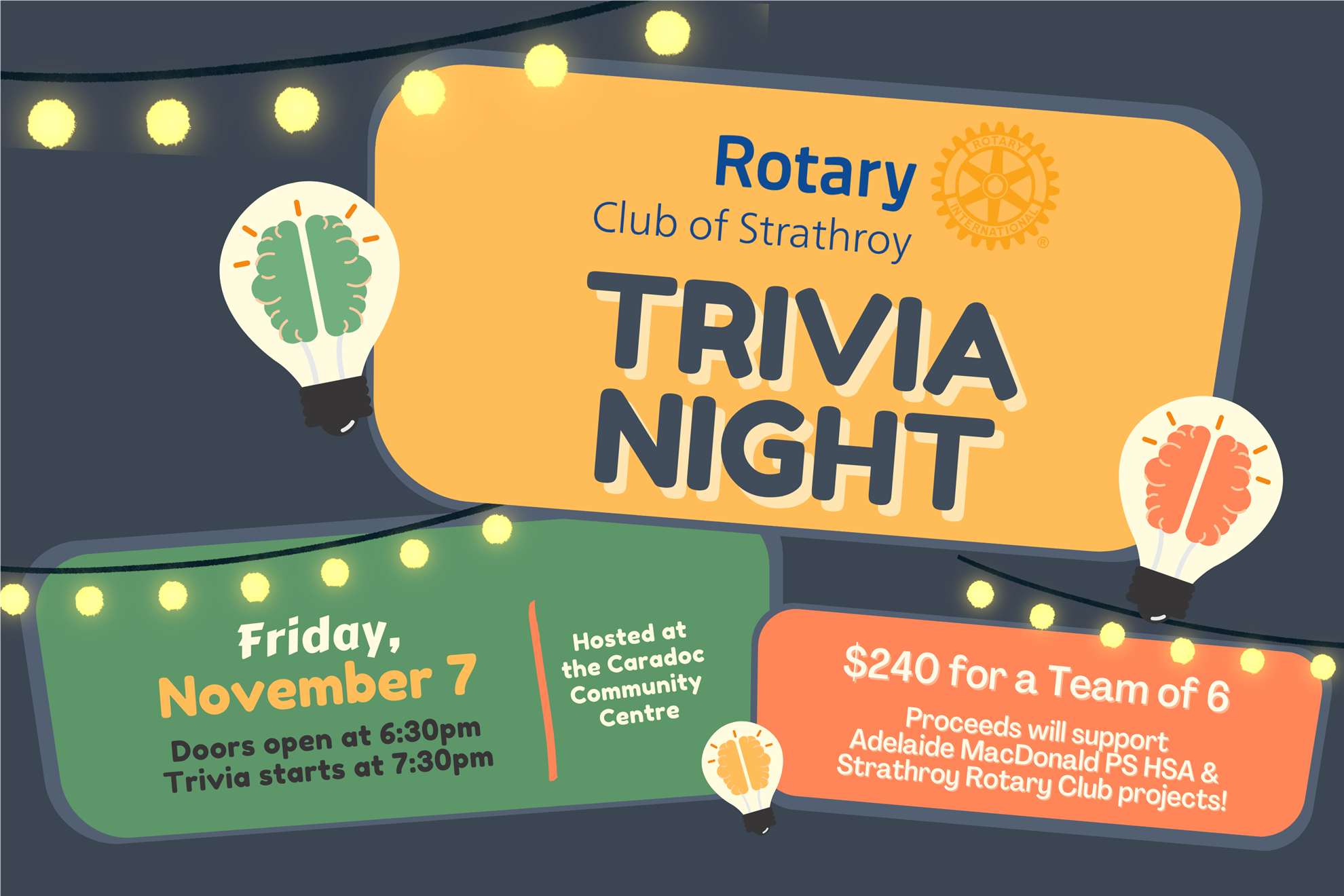 Trivia Night - November 7, 2025 | Strathroy Rotary Club