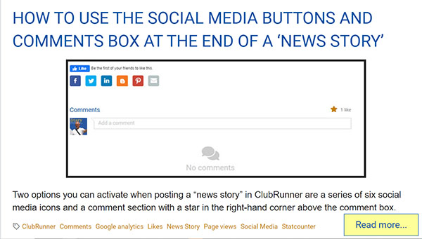 HOW TO USE THE SOCIAL MEDIA BUTTONS AND COMMENTS BOX AT THE END OF A ...