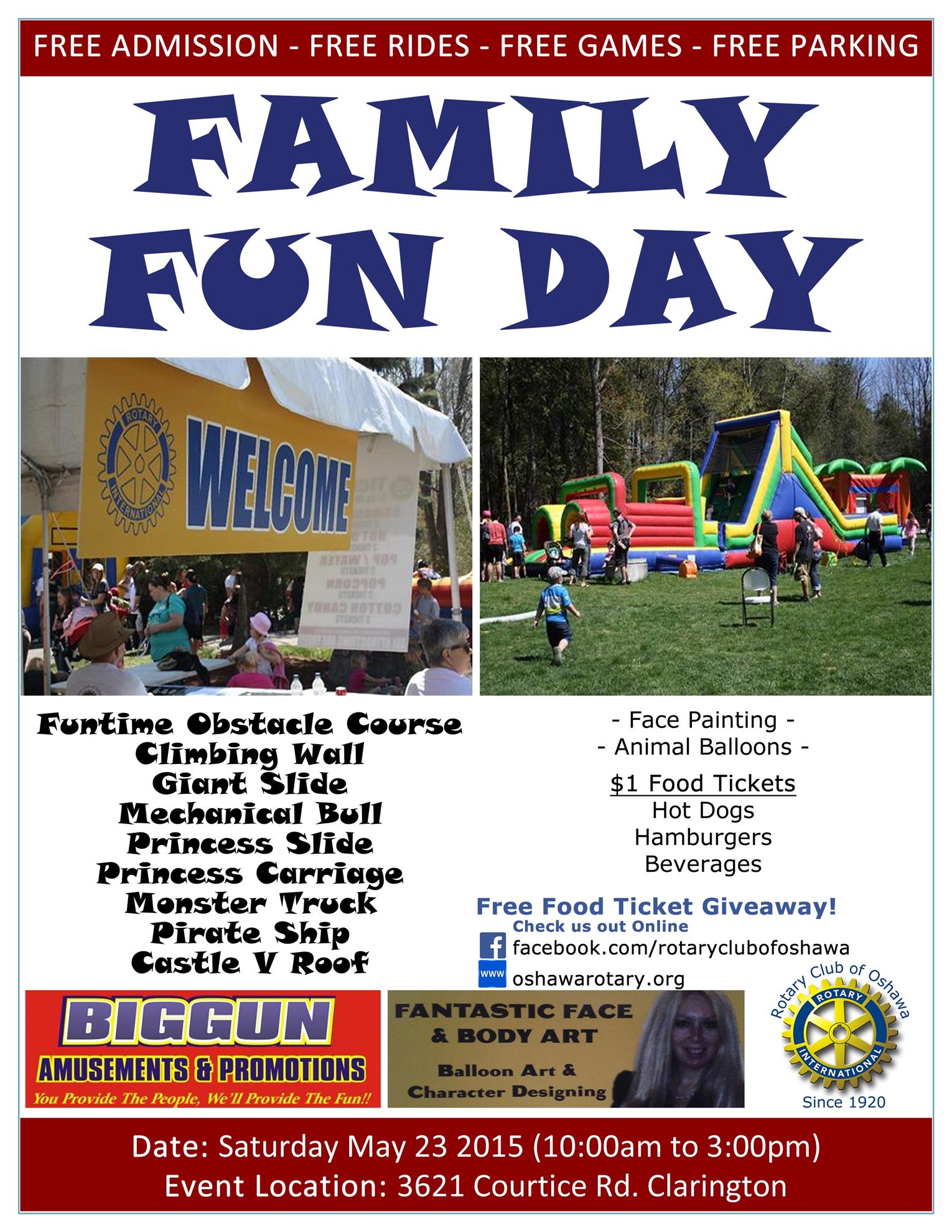 Family Fun Day | Rotary Club of Oshawa