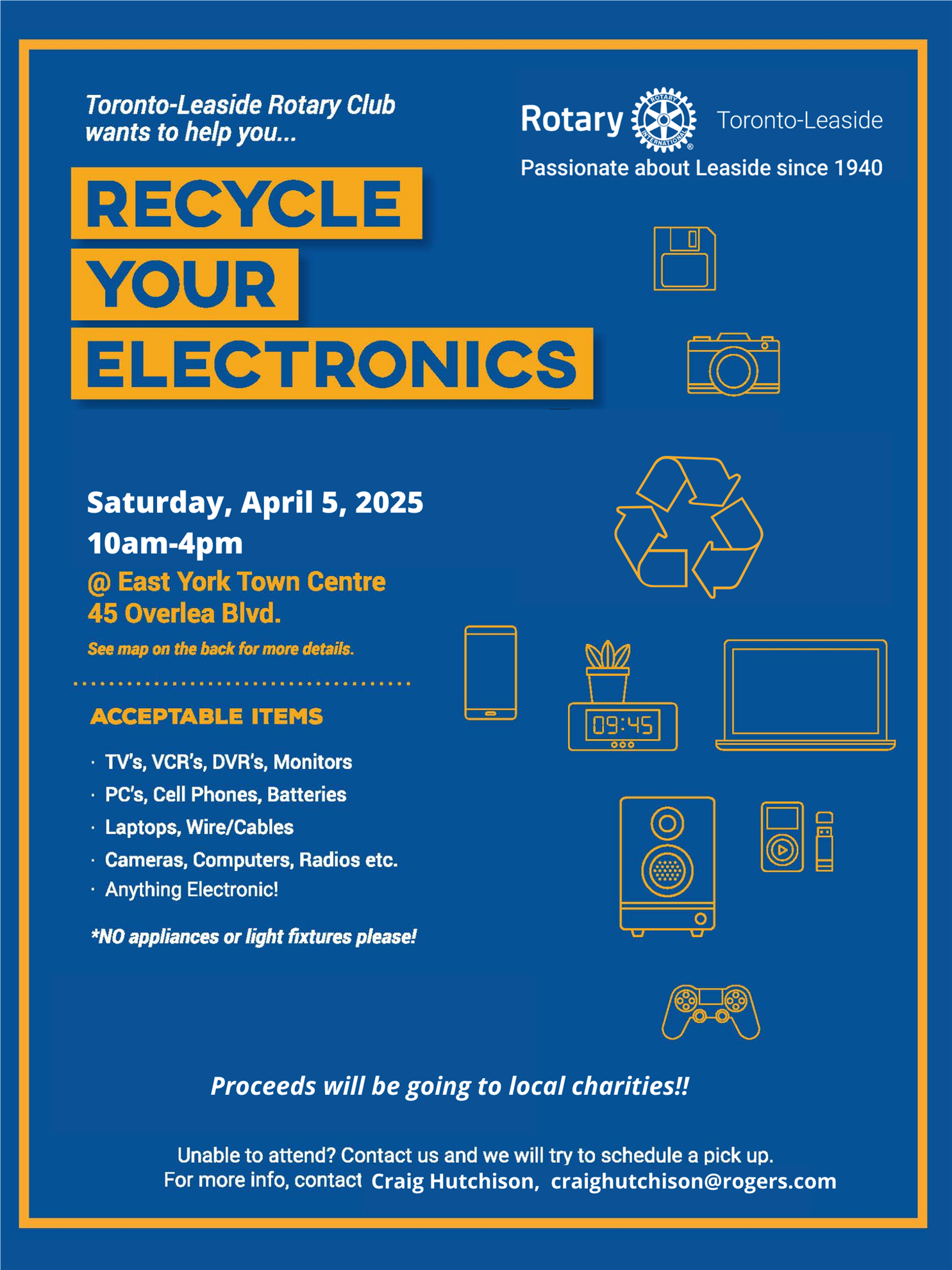 Make a Positive Impact: Recycle Your Electronics with Leaside Rotary ...