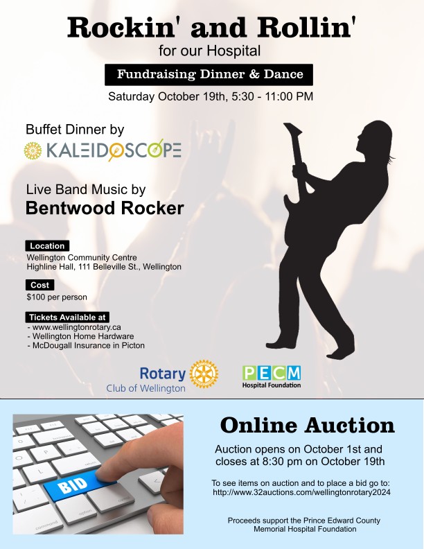 Rockin' and Rollin'' - Saturday Oct 19 ! | Rotary Club of Wellington