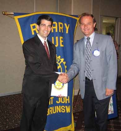President Mike Inducts New Rotarians | Rotary Club of Saint John