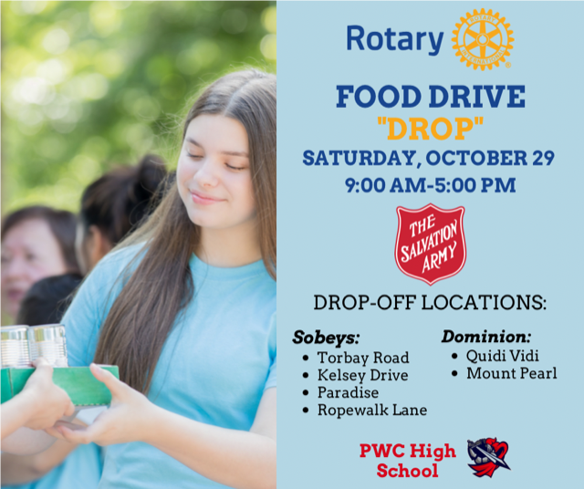 Annual Food Drive is this Saturday | Rotary Club of St. Johns Northwest