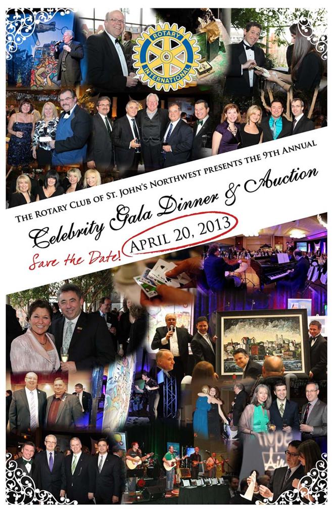 9th Annual Gala Dinner & Auction 2013 | Rotary Club of St. Johns Northwest