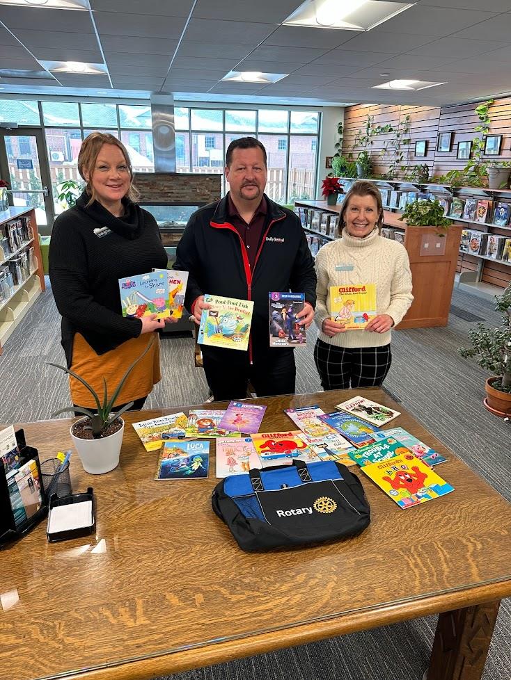 Books Presented to Public Library | Rotary Club of Fergus Falls Noon