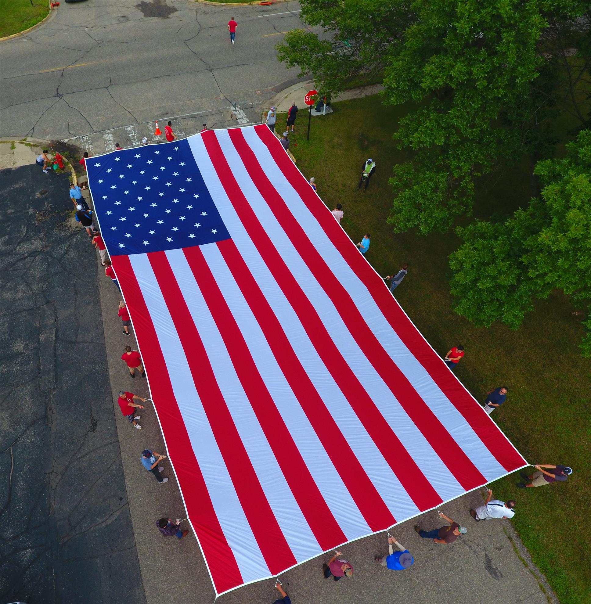 Flag Carried in Parade | Rotary Club of Staples