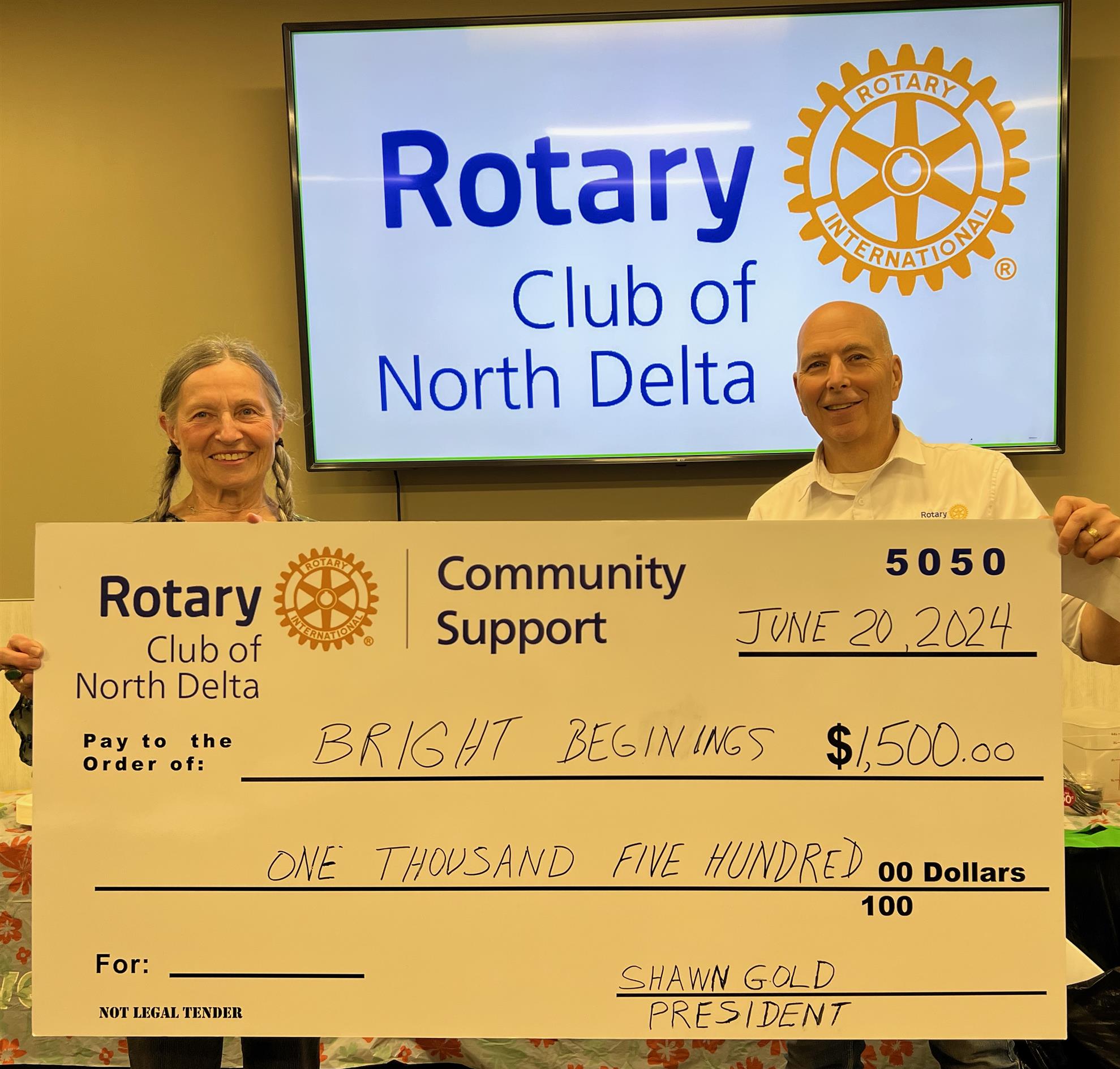 Home Page | Rotary Club of North Delta