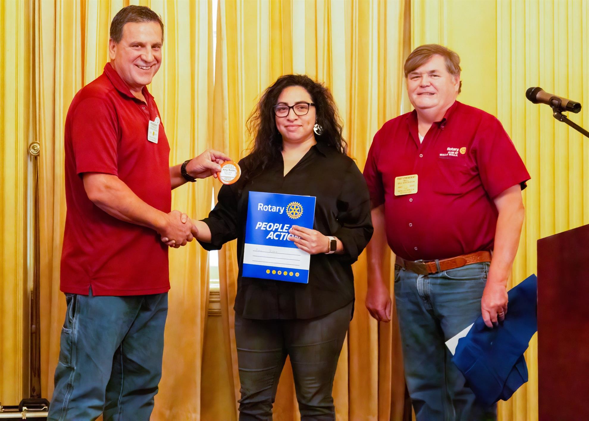 New Members - Ramoutar, Rubio, and Bolton | Rotary Club of Walla Walla #271