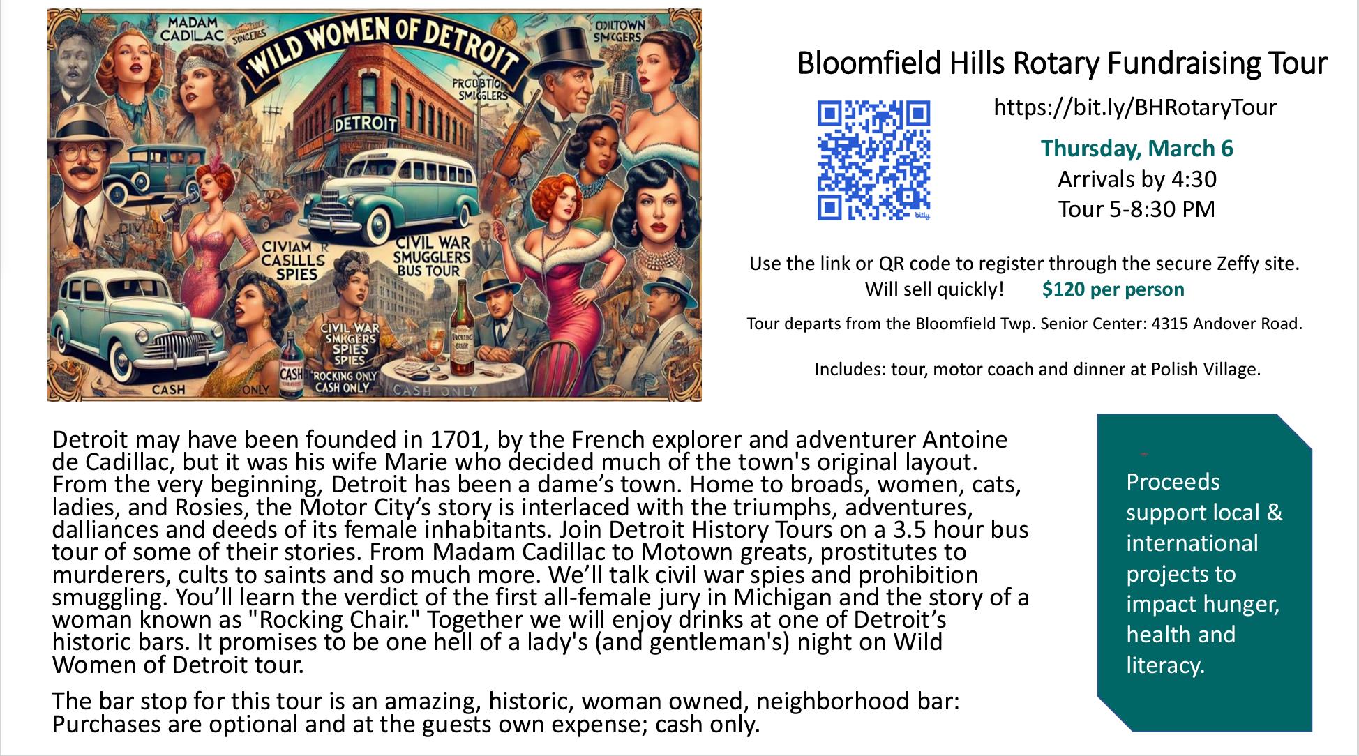 Detroit history tour | Rotary Club of Bloomfield Hills
